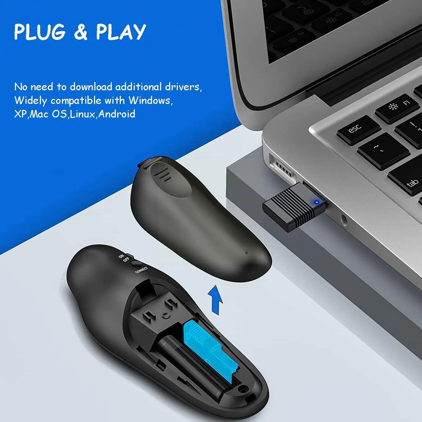 2-4GHZ-Power-Pointer-Presenter-Wireless-Remote-Red-Speech-Pointer ...