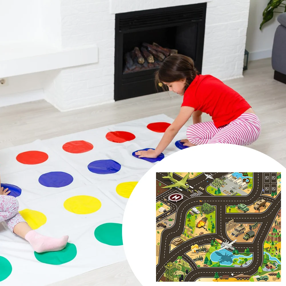 Children-s-Traffic-Routes-Game-Mat-Waterproof-Non-burr-Parking-Games ...