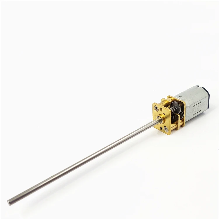 66mm Long Shaft N20 Gear Motor DC 3V 6V 30 65RPM Slow Speed Electric ...