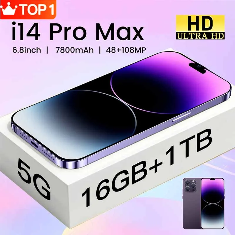 I14-Pro-Max-Smartphone-Original-Vers-o-Global-6-8-HD-Tela-cheia-4G-5G ...