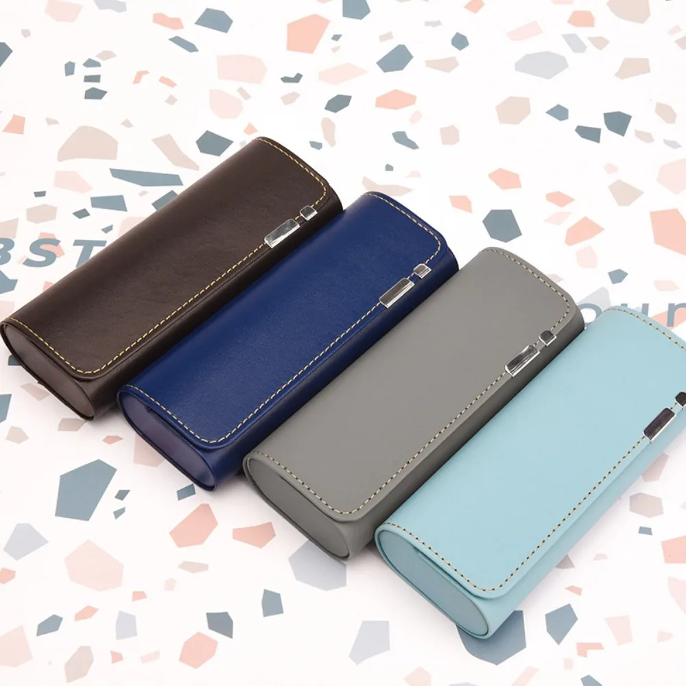 British-Style-Magnetic-Spectacle-Case-New-Leather-Fashion-Myopia-High ...