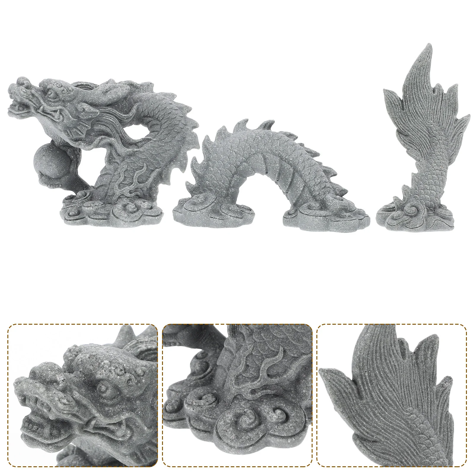 Chinese-Dragon-Statue-Fish-Tank-Aquarium-Decorations-Home-Office-Year ...