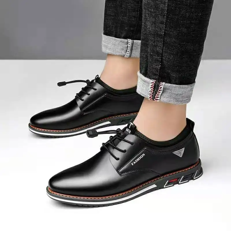 New-2024-Spring-Handmade-Leather-Casual-Men-Shoes-Design-Fashion ...