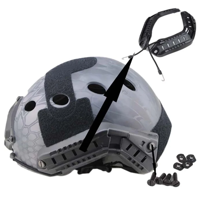 Tactical-Side-Rail-Set-Guide-Rail-Tactical-FAST-Helmet-Accessory-ARC ...