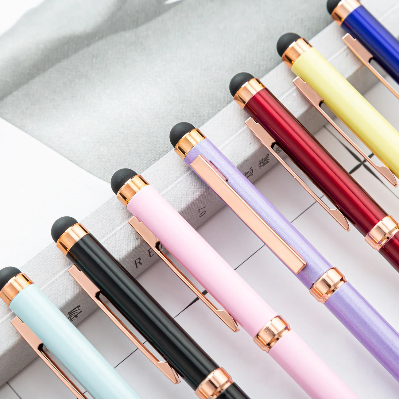 Stylo,Len Brook – stylo à bille en cristal,1 pièce,stylo tactile ...