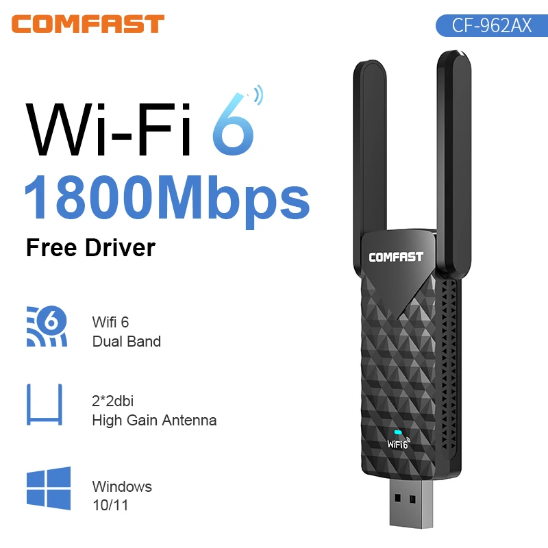 Free-Driver-USB-WiFi-6-Adapter-2-4G-5GHz-AX1800-High-Speed-USB3-0 ...