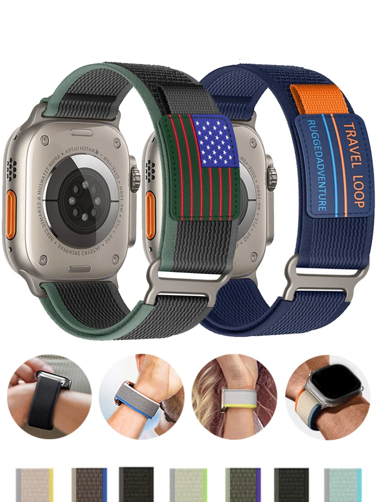 Trail-Loop-Strap-para-Apple-Watch-Braceletes-iWatch-Ultra-2-Series-7-6 ...