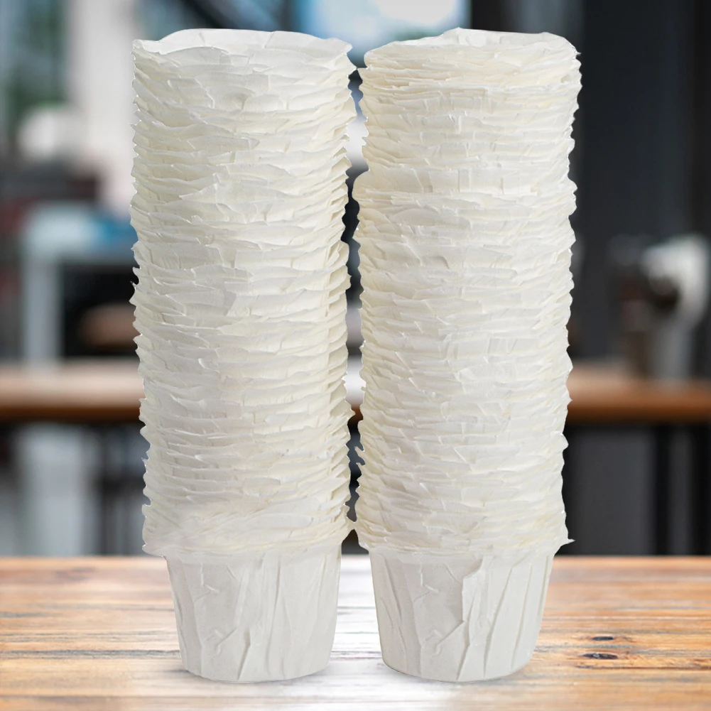 100Pcs-Paper-Filters-Replacement-White-Coffee-Paper-Pod-Disposable-K ...