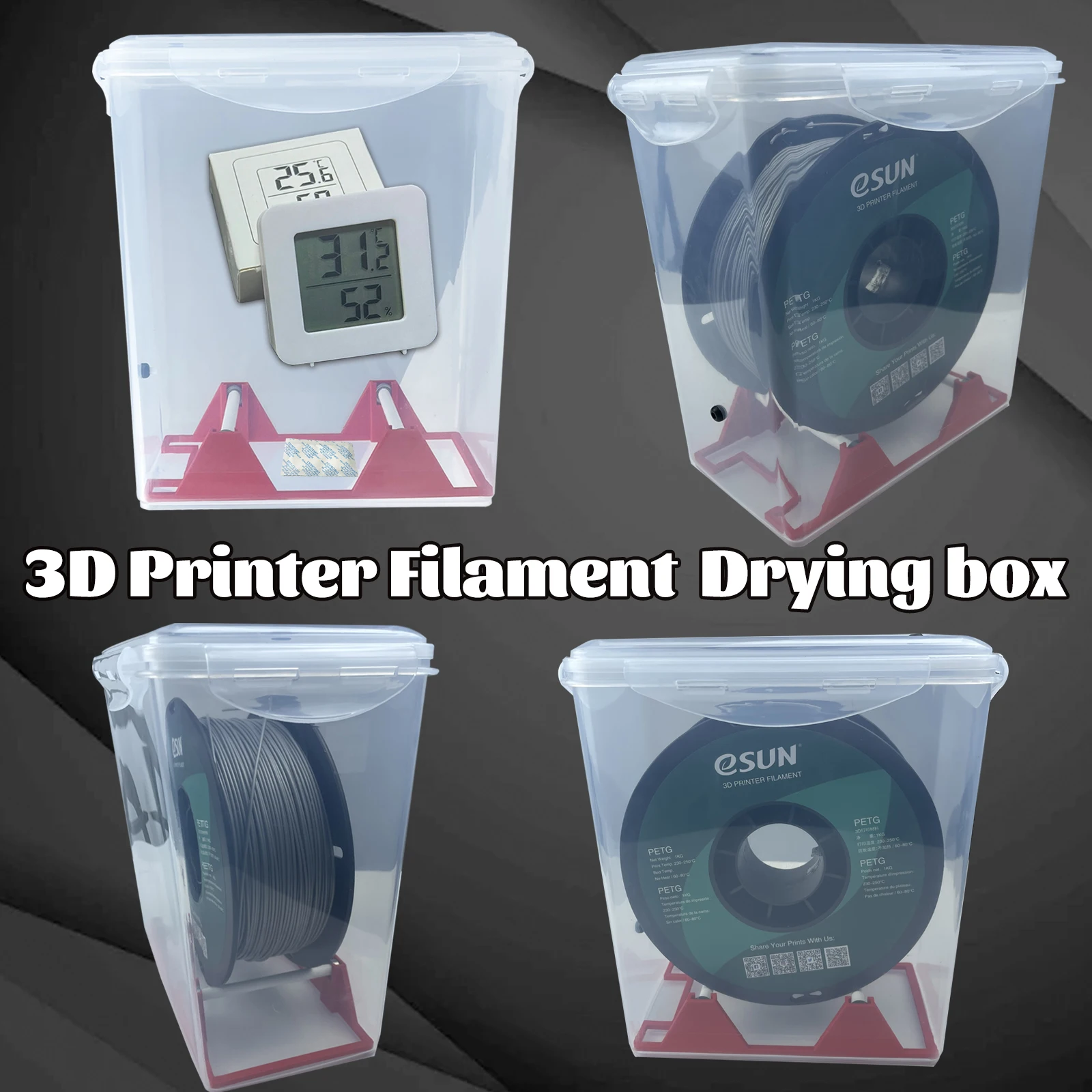3D-Printer-Dessicant-Filament-Dryer-Box-Airtight-And-Moisture-Resistant ...