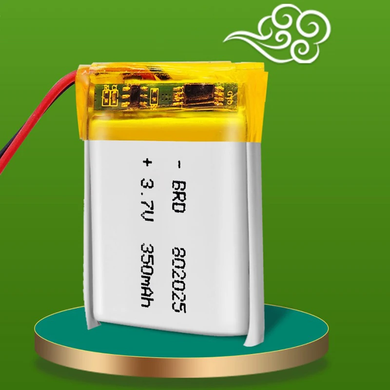 350mAh-3-7V-Lithium-Battery-Rechargeable-Li-Po-Li-ion-Polymer-Cell-For ...