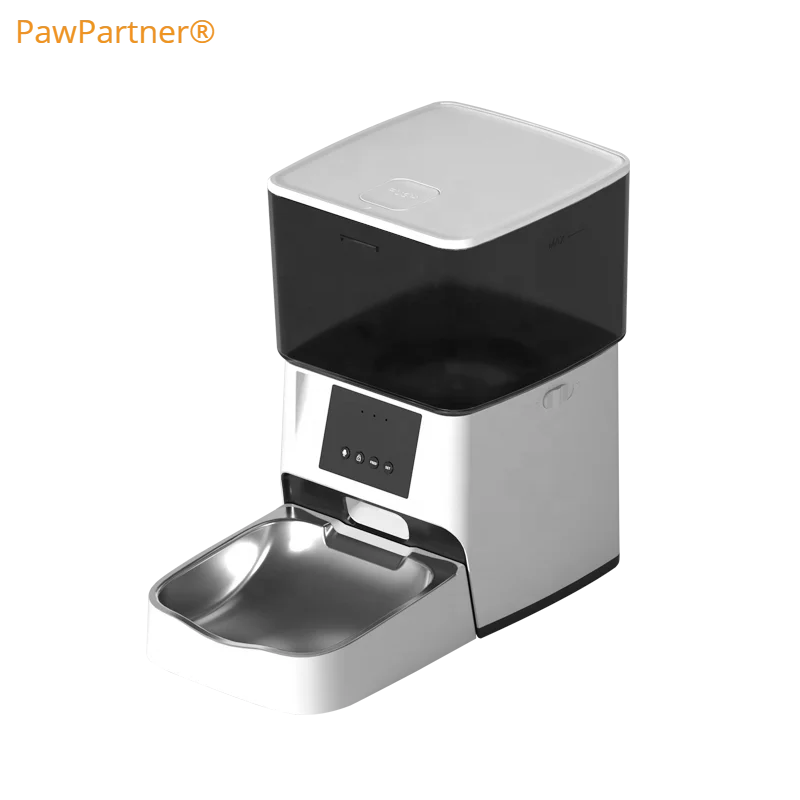 PawPartner comedero automático para perros, dispensador inteligente de alimentos secos con ...