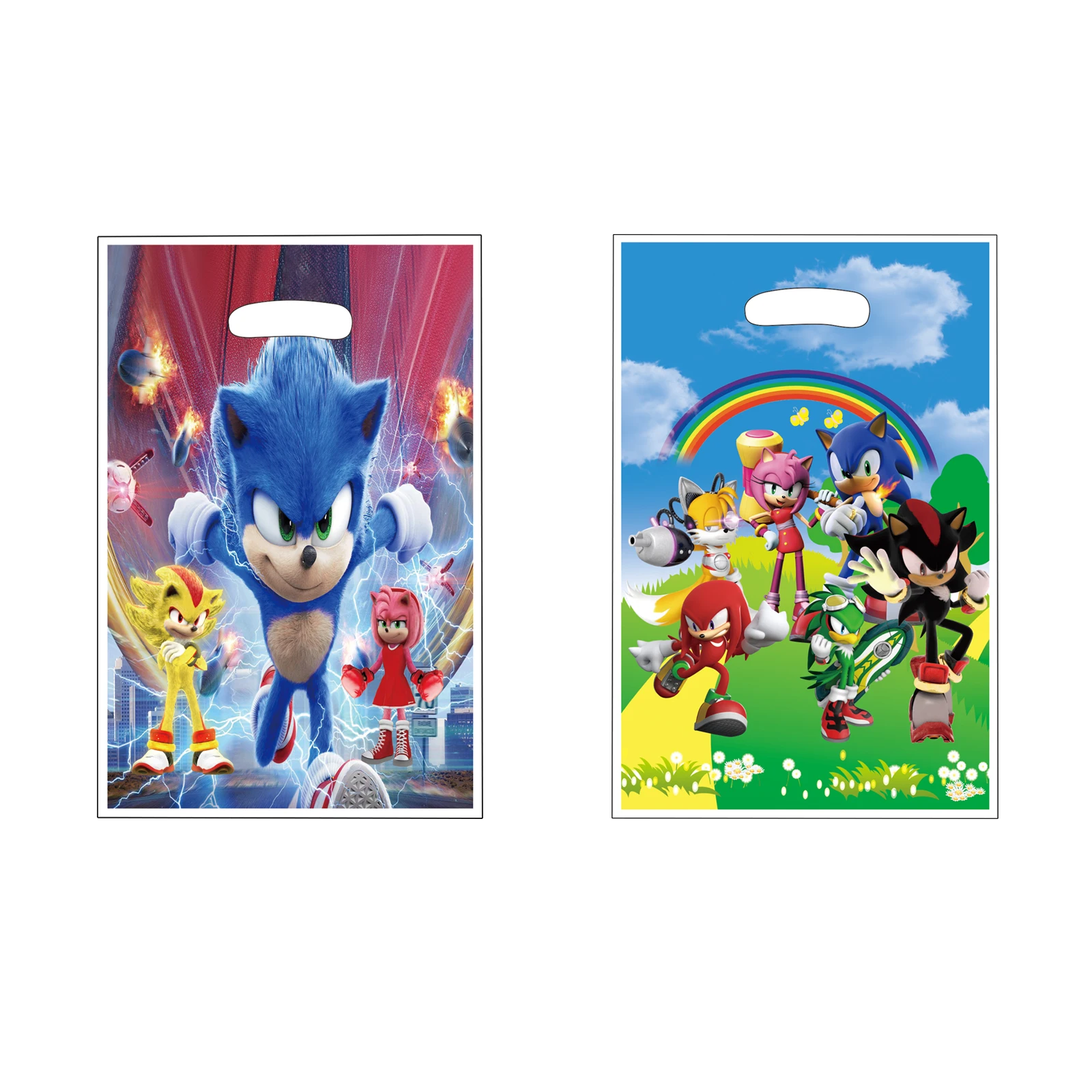 Sonic Birthday Party Gift Bags Candy Bags Goody Bags Sonic Birthday ...