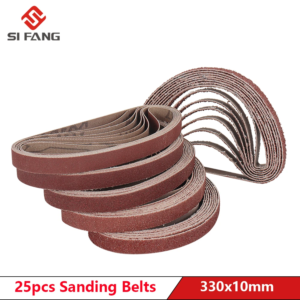 330x10mm Sanding Belt Alumina Zirconia Sander Belts Grit40 800 for Wood ...