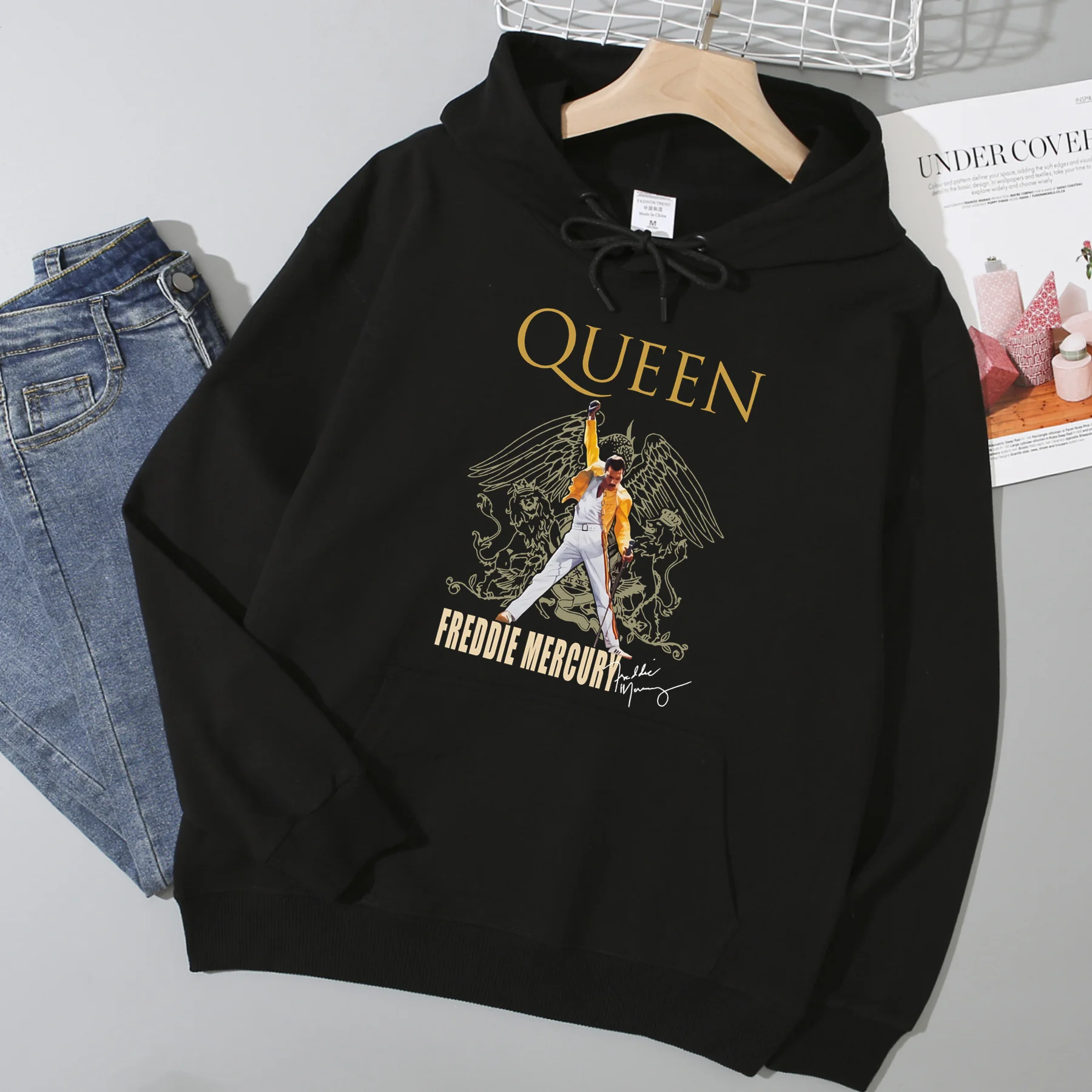 Rapper Queen Hoodie Men Women Fashion Coat Queen Band Freddie Mercury Hoodies Kid Hip Hop Boys ...