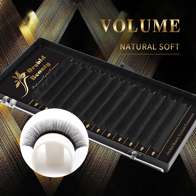 Orchid Beauty 12 Lines Cd Individual Eyelash Extensions,fake Eye Lashes ...
