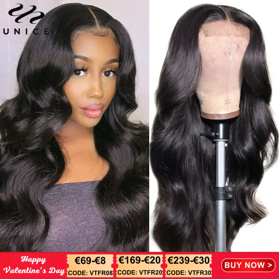 Perruque-Lace-Front-Wig-Body-Wave-naturelle-UNice-Hair-Wear-Go-cheveux ...
