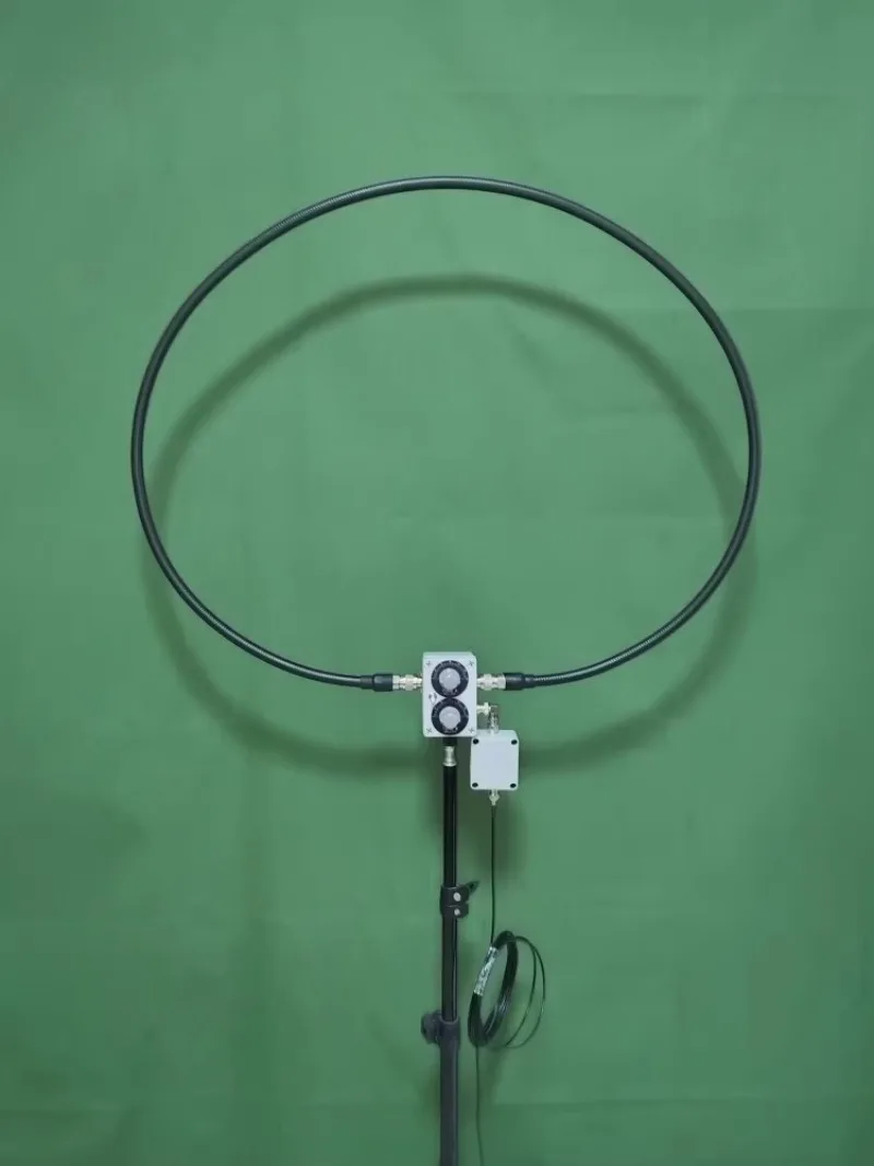 20W QRP Magnetic Loop Antenna Short Wave HF Radio IC-705 HF 5-30MHz FM ...