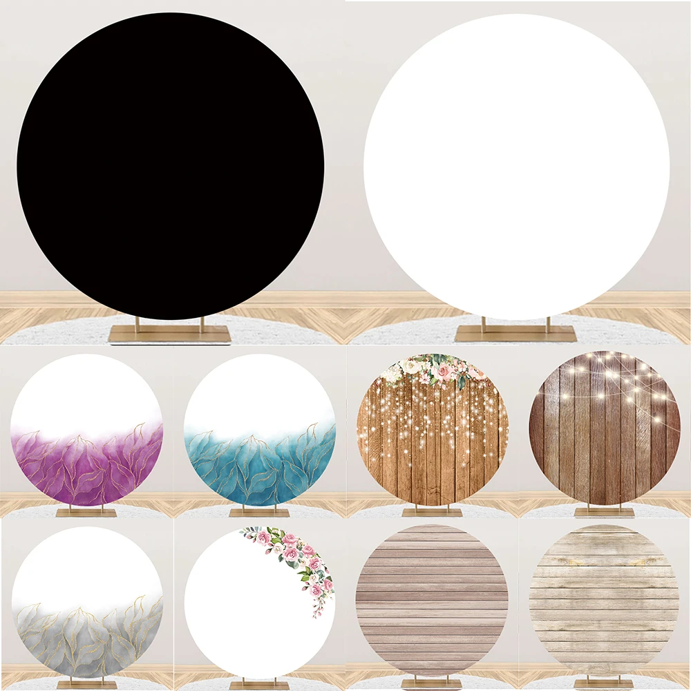 Solid Color Circle Photography Background Cover Birthday Party Baby ...