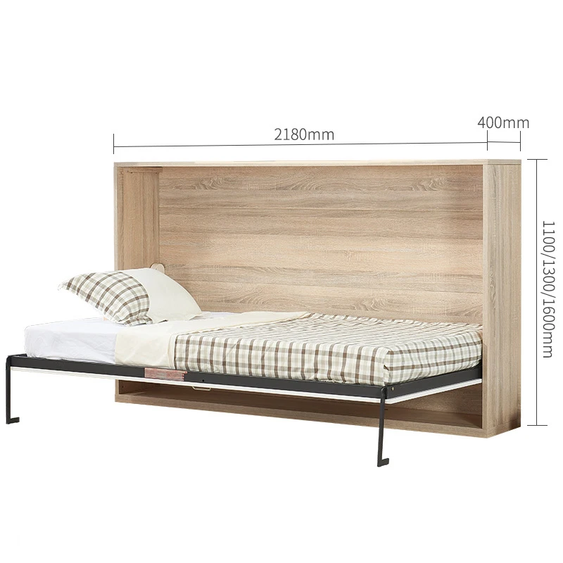Cama-de-pared-plegable-de-dise-o-moderno-cama-plegable-vertical-y ...