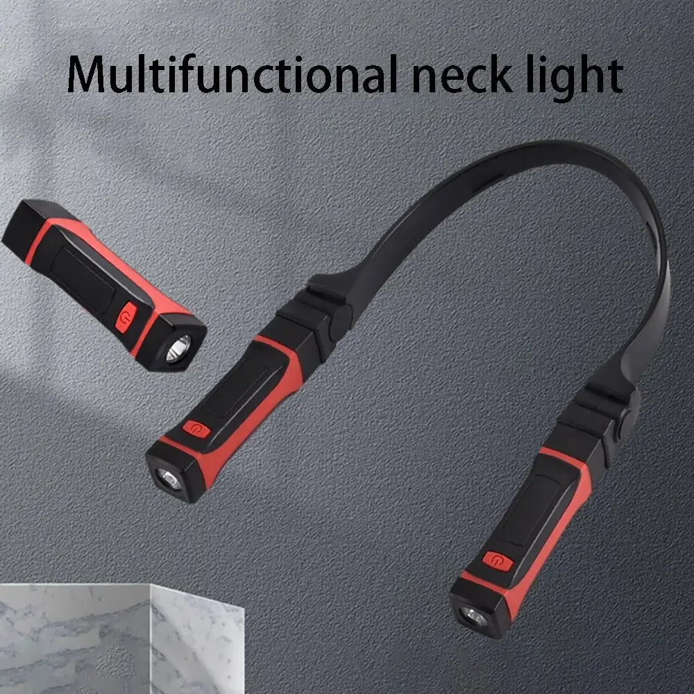 USB-Charging-Handsfree-LED-Neck-Light-Magnetic-Flexible-Rechargeable ...