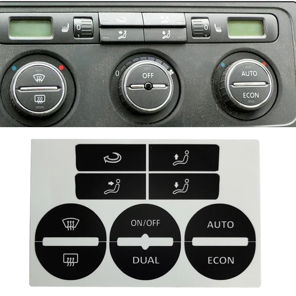 AC Window Climate Worn Peeling Buttons Repair Sticker For VW GOLF Mk5 ...