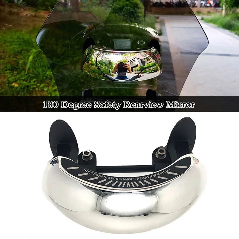 Universal-Motorcycle-Rearview-Mirror-Rear-View-Mirror-180-Ultra-Wide ...