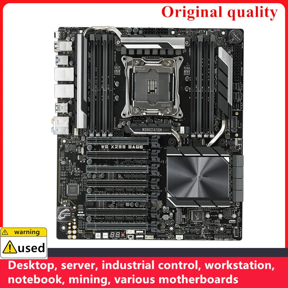 For-WS-X299-SAGE-Motherboards-LGA-2066-DDR4-ATX-For-Intel-X299 ...