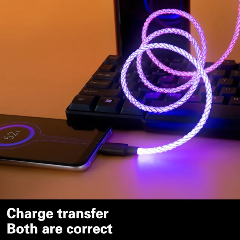 Streamer RGB Data Cable for HUAWEI Type C Android Mobile Phone LED ...