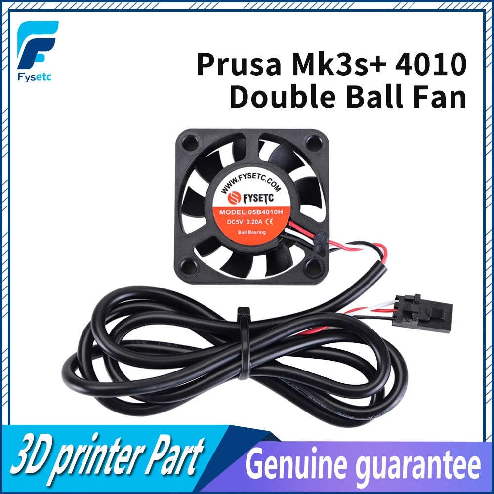 Prusa i3 MK3 MK3S+ Fan 3D Printer Parts 4010 Cooling Fan Ball Bearing ...