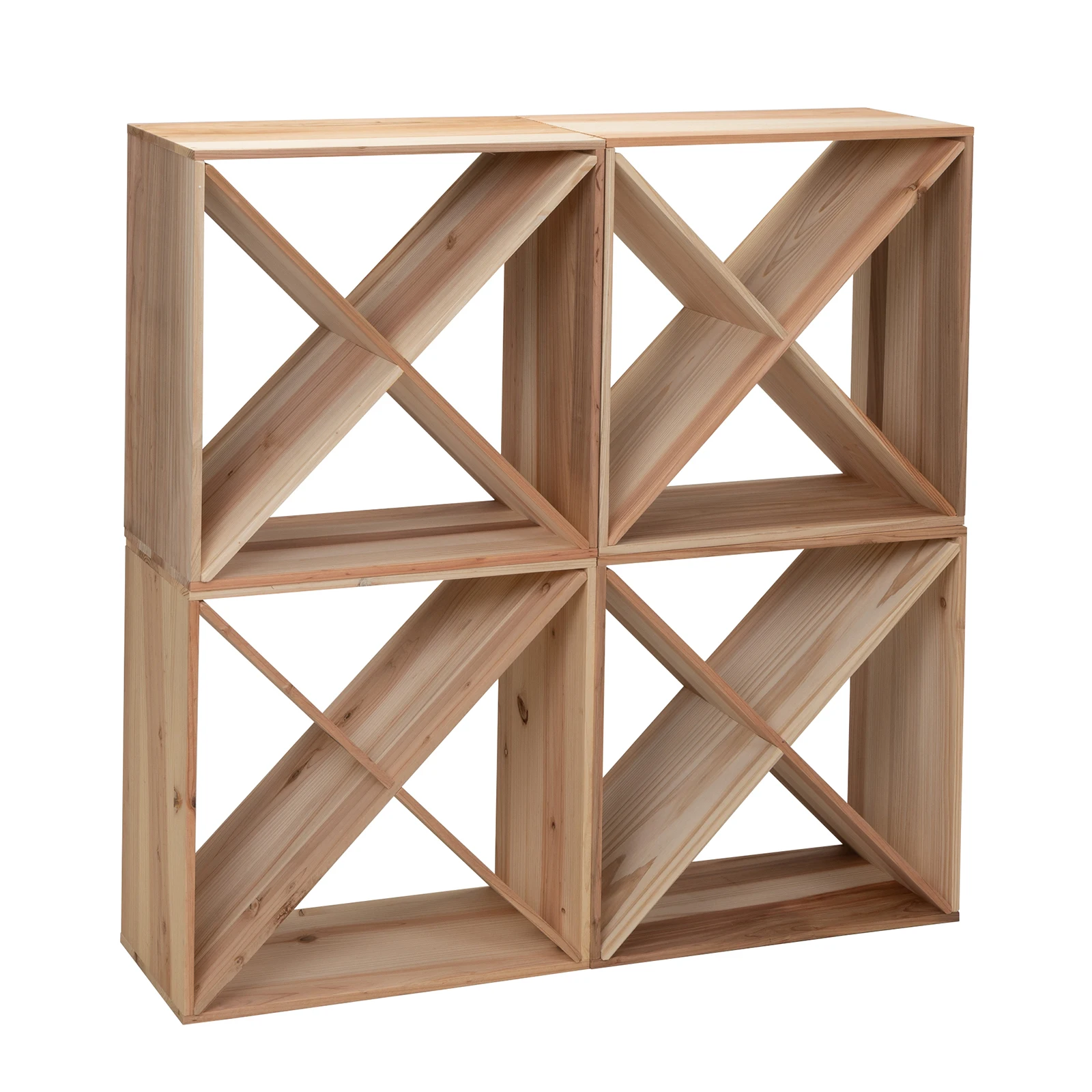 24-Bottle-Wine-Rack-Household-Grid-Wine-Display-Rack-Table-Creative ...