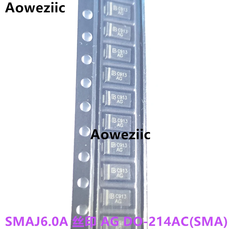 SMAJ6-0A-screen-printed-AG-DO-214AC-SMA-unidirectional-TVS-6V-transient ...