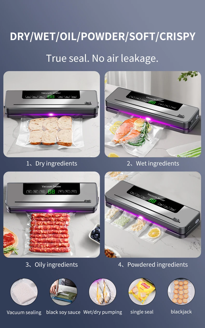 Full Automatic Vacuum Sealing Machine,Built in Cutting Knife and ...