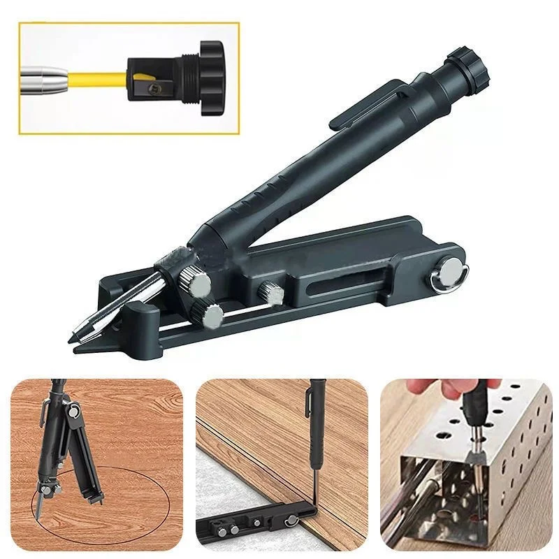 Multifunctional-Profile-Woodworking-Scribing-Tool-deep-hole-Pencil ...