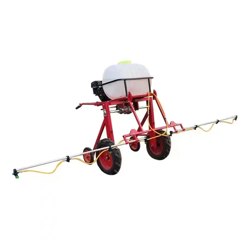 Diesel-Engine-Wheat-Field-Long-Pole-Sprayer-Hand-pushed-Boom-Sprayer ...