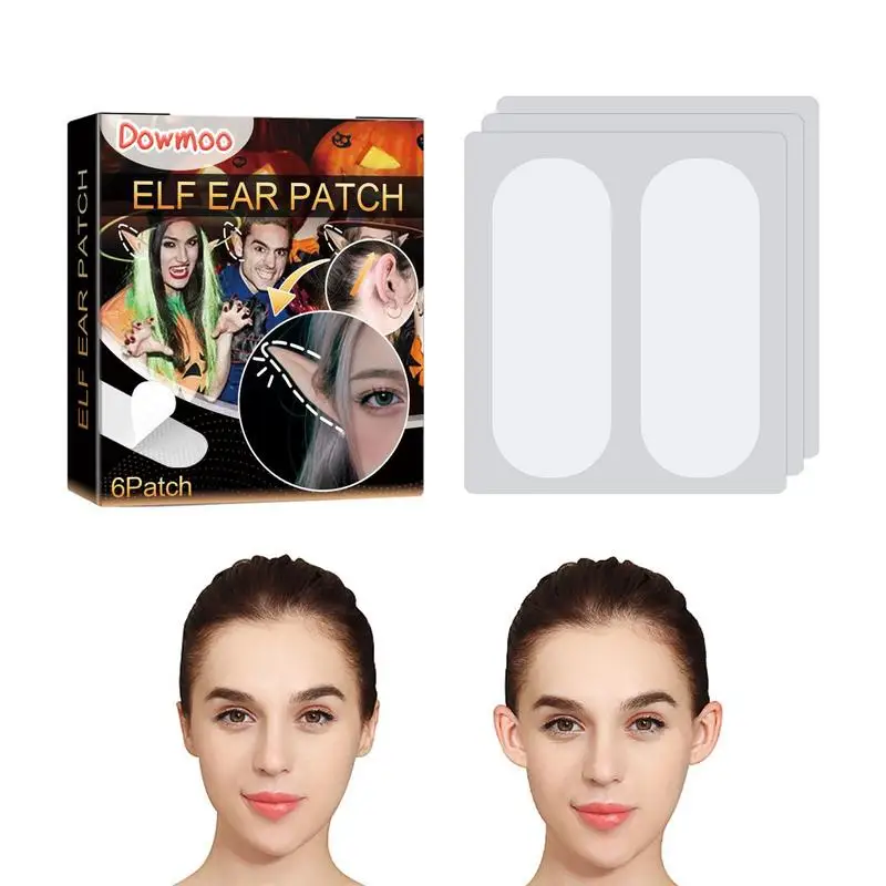 Transparente Ear Stickers para Orelhas Grandes, Cosmetic Ear Corrector, Corretivo Elf Ear ...