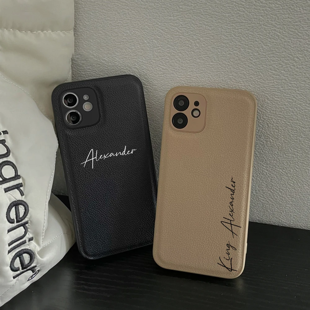 Personalized Leather Iphone Case | Customized Leather Iphone Cases ...