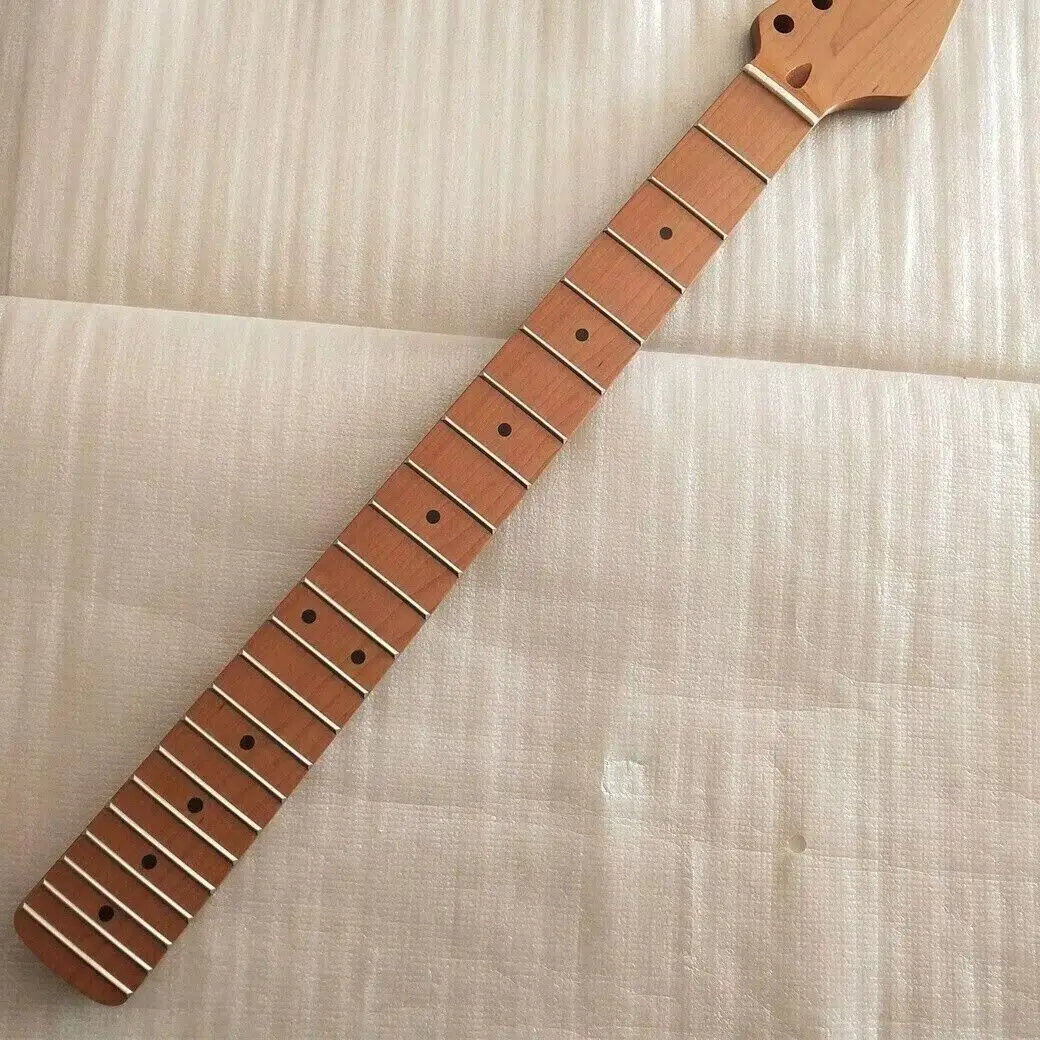 DIY-Matte-Roasted-Maple-Guitar-Neck-22-25-5-Inch-bone-nut.jpg