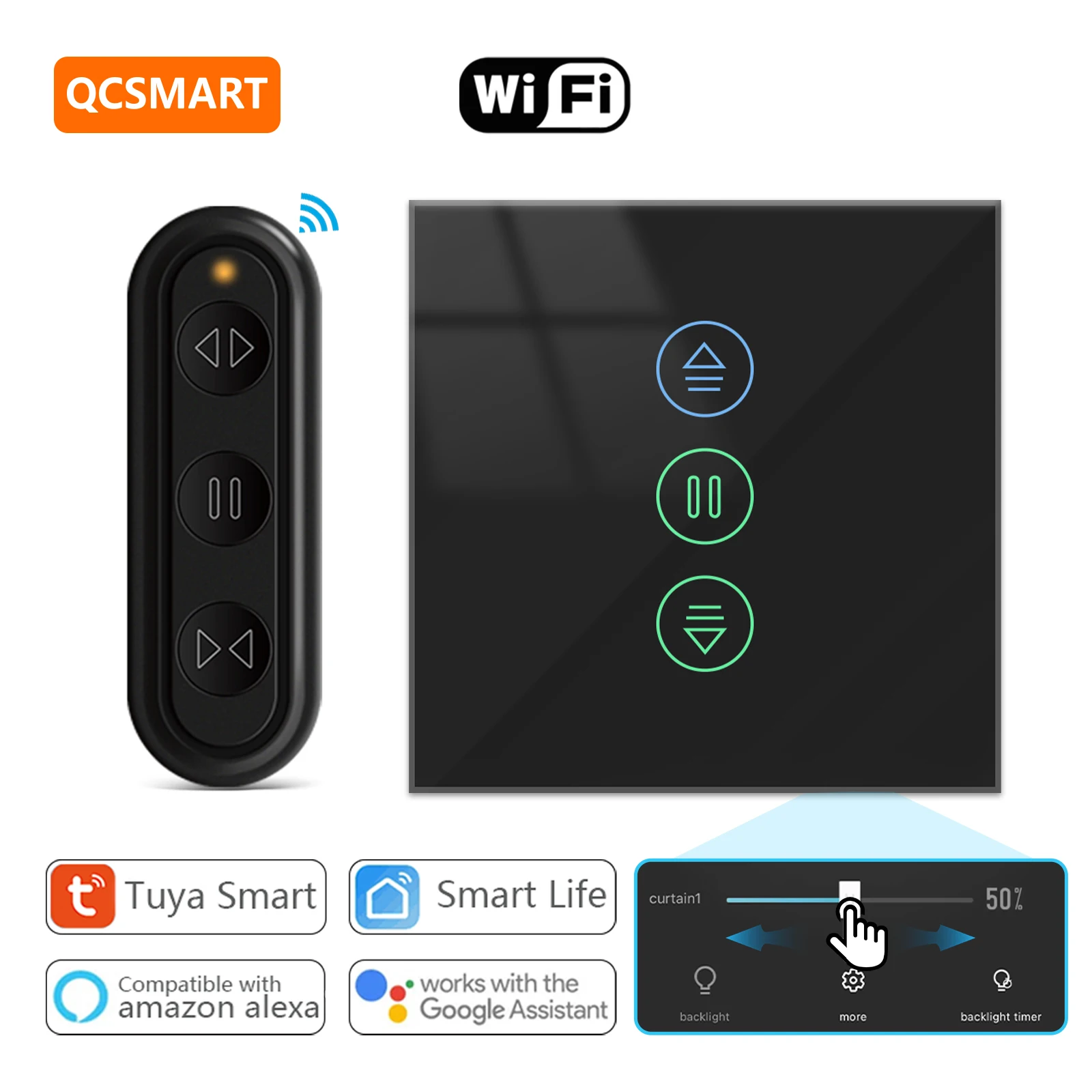 Tuya-Black-Curtain-Roller-Shutter-Blinds-Switch-Smart-Life-App ...