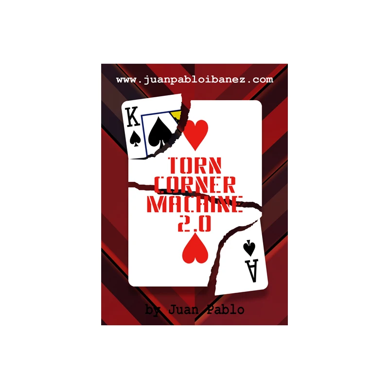 Torn Corner Machine 2.0 (TCM) by Juan Pablo Gimmick Card Magic Close up ...