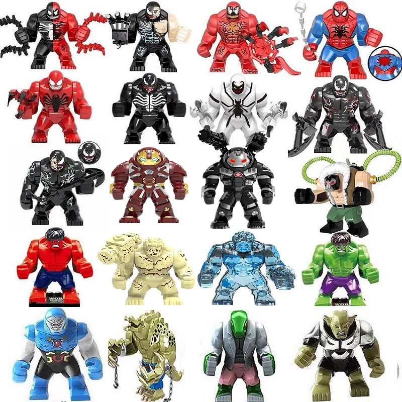 65-Marvel-superhero-mini-block-dolls-Avengers-Hulk-Spider-Man-Iron-Man ...