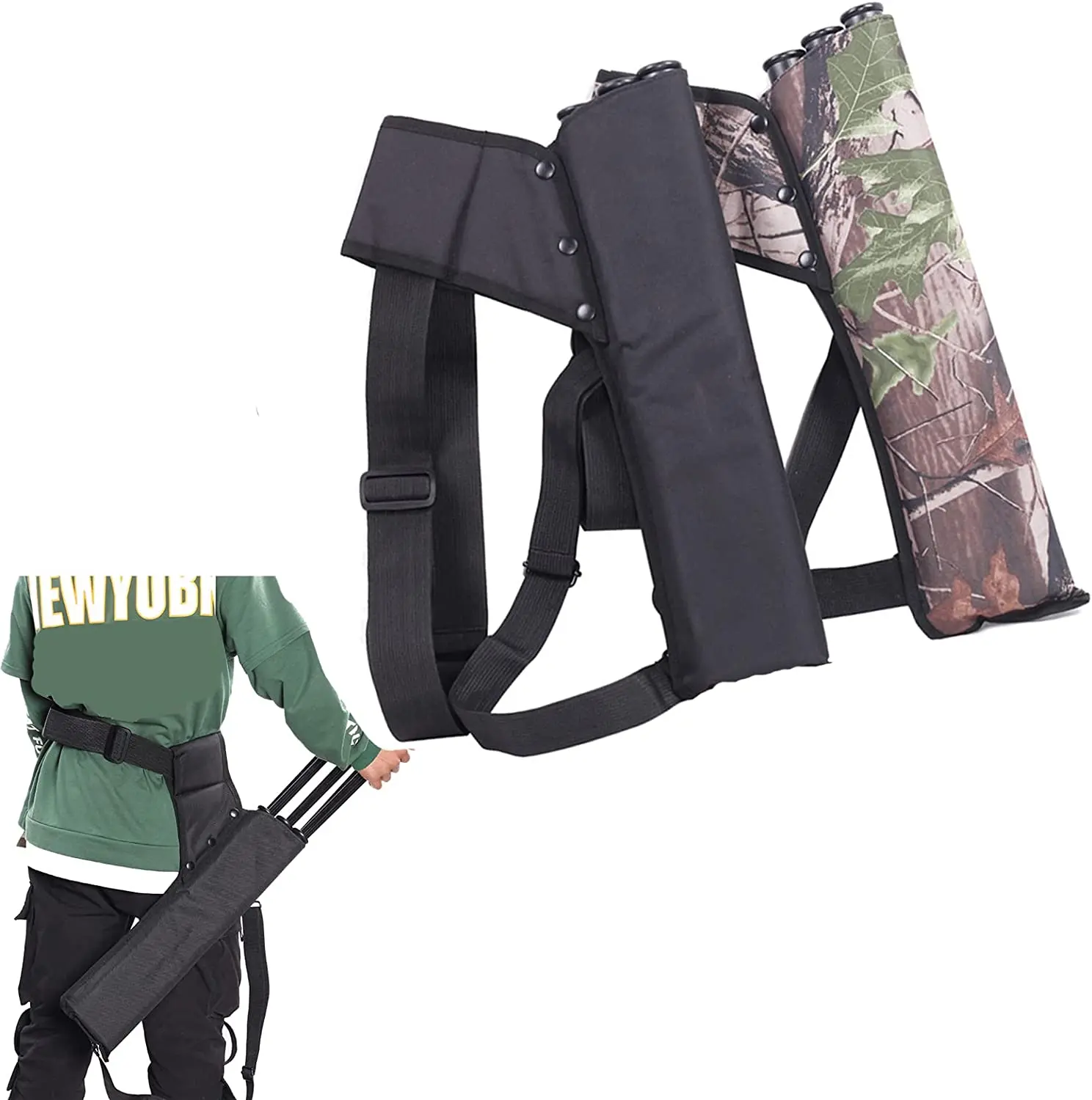 Archery-Quiver-for-Arrows-3-Tubes-Hip-Quiver-Waist-Hanged-Arrow-Archery ...