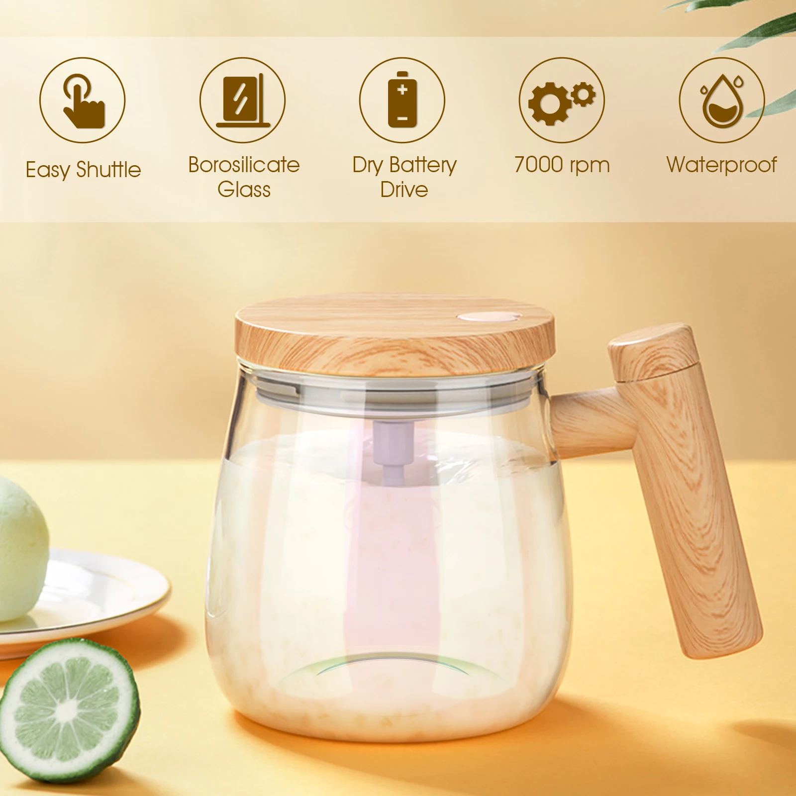 400ML-Self-Stirring-Mug-7000RPM-Electric-High-Speed-Mixing-Mug-With ...