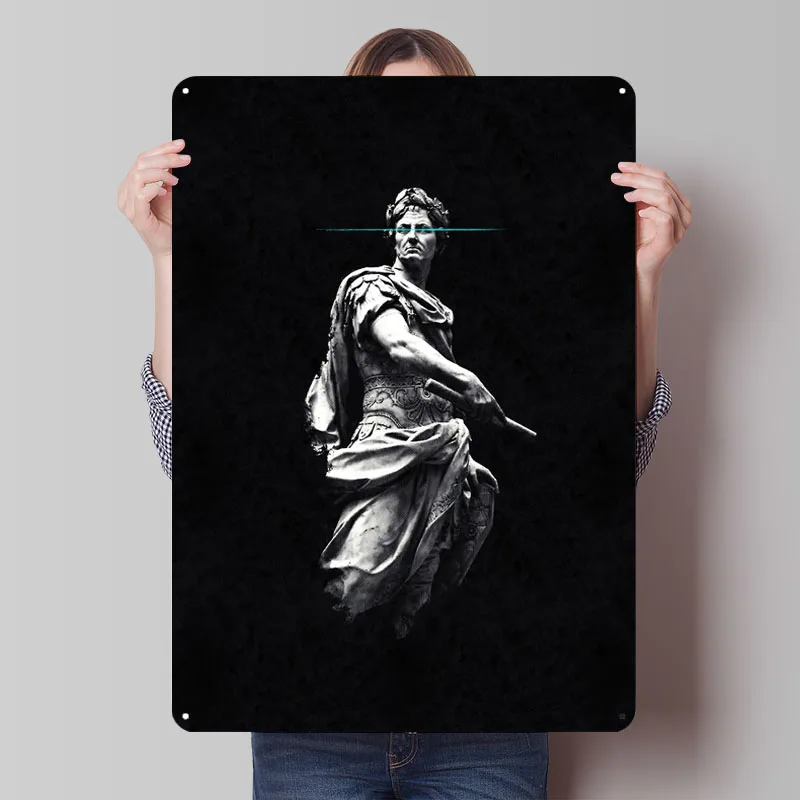 Julius Caesar Metal Poster Pictures Wall Decor Customizable Metal Tin ...
