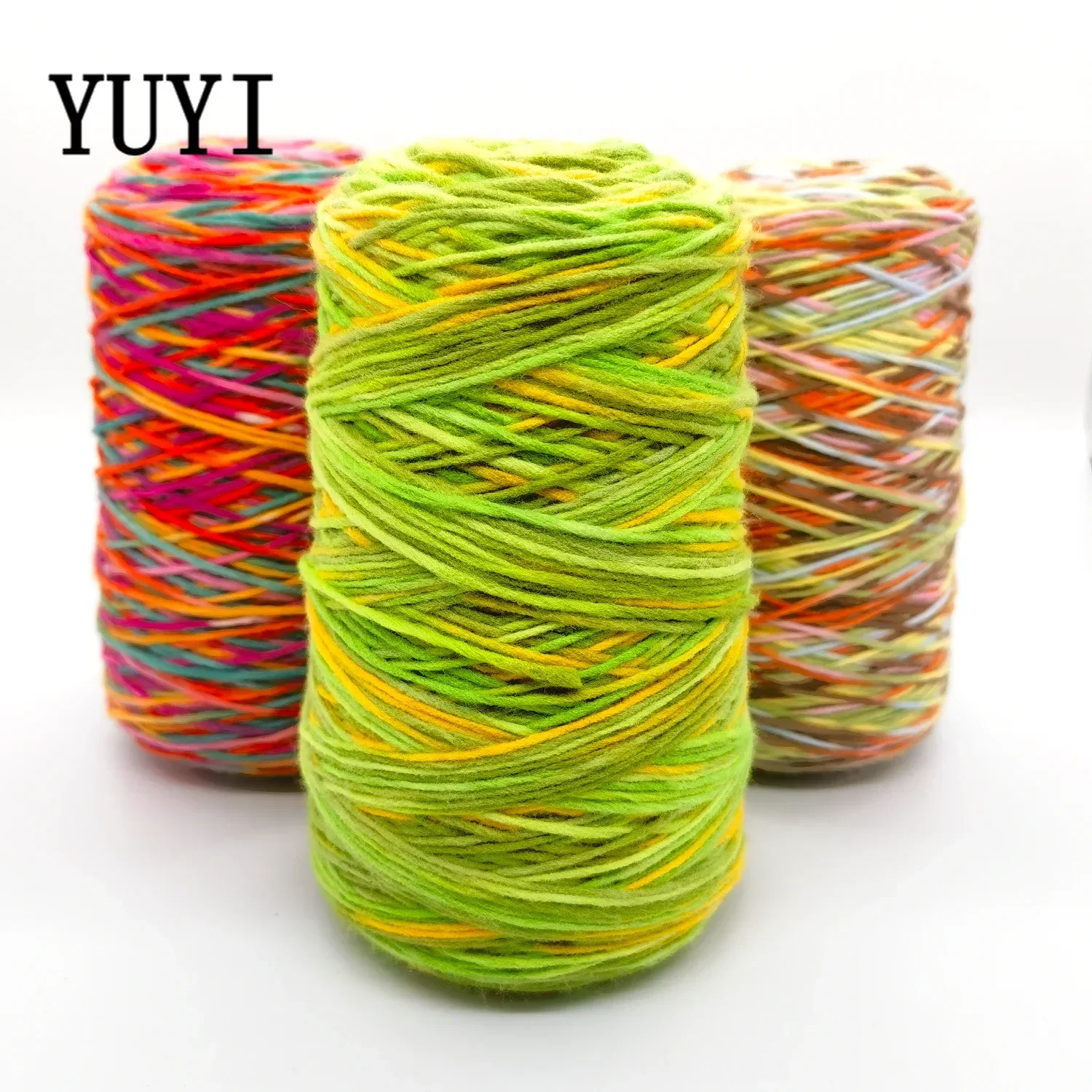 YUYI-250g-Chunky-Blanket-Knitting-Rainbow-Yarn-Luxury-Thick-Polyester ...