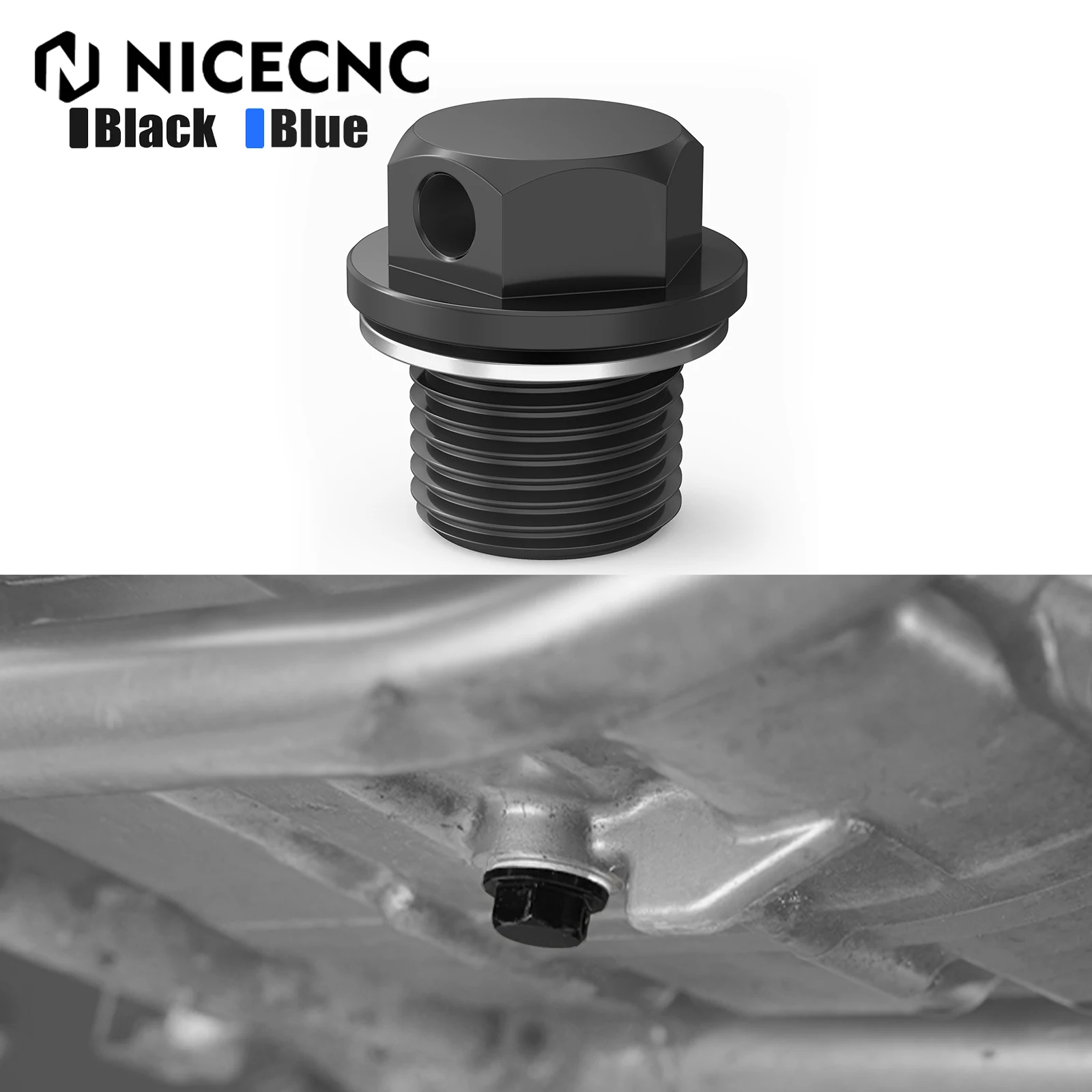 For Suzuki DR650S DR650SE 1996-2024 Magnetic Oil Drain Plug Bolt DR650S ...