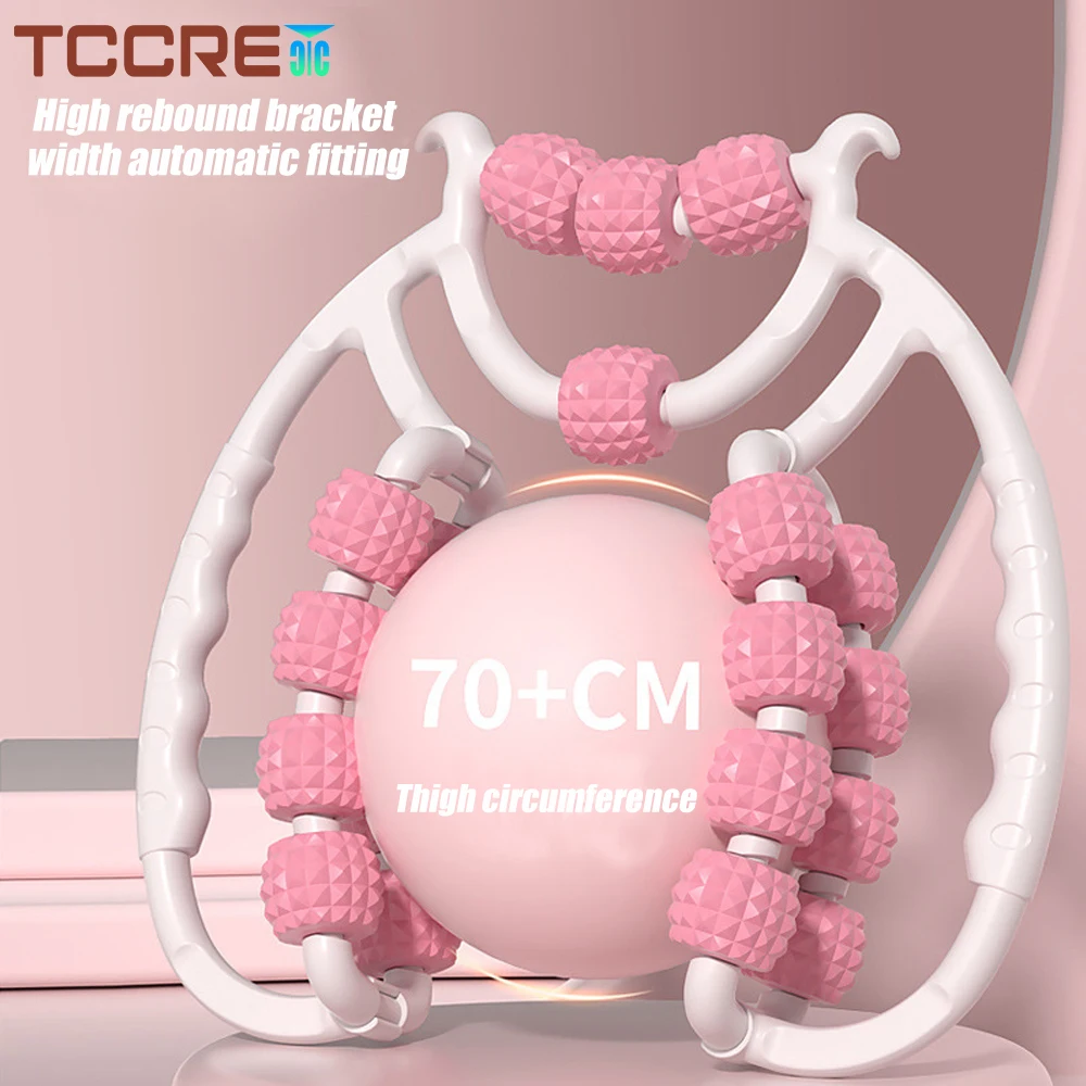 Circular Leg Clamps-360 Degree 20 Wheels Muscle Roller Massager Muscle ...