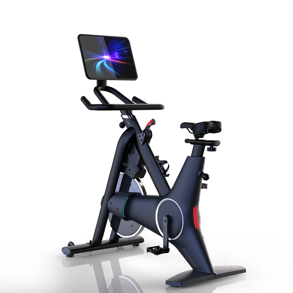 Household Commercial Spinning Bike Ultra-quiet Electric Exercise Bike ...