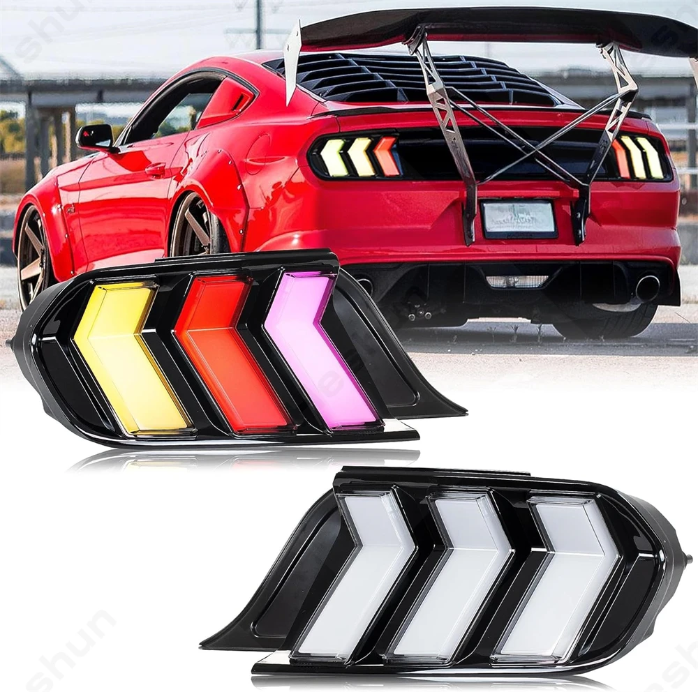 Taillights-For-Ford-Mustang-GT500-2015-2016-2017-2018-2019-2021-Upgrade ...