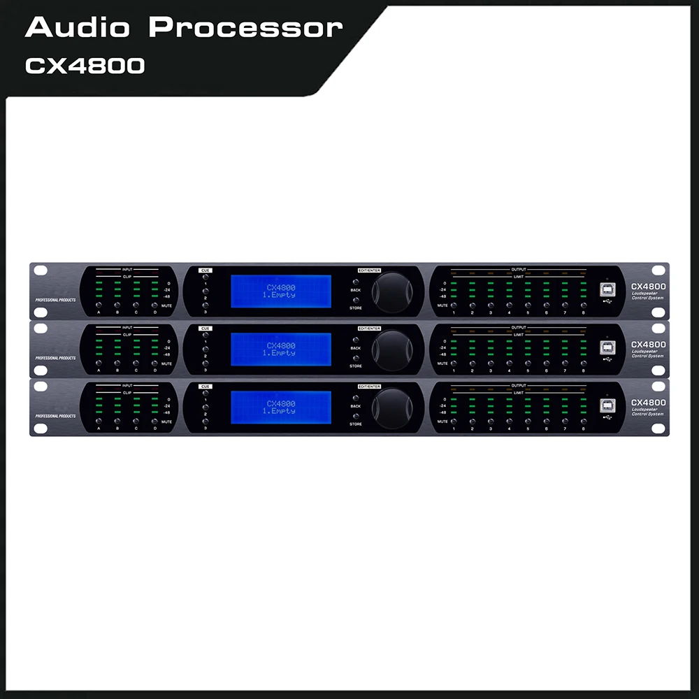 CX4800-4-in-8-out-audio-processor-original-software-professional-audio-drive-rack-professional ...