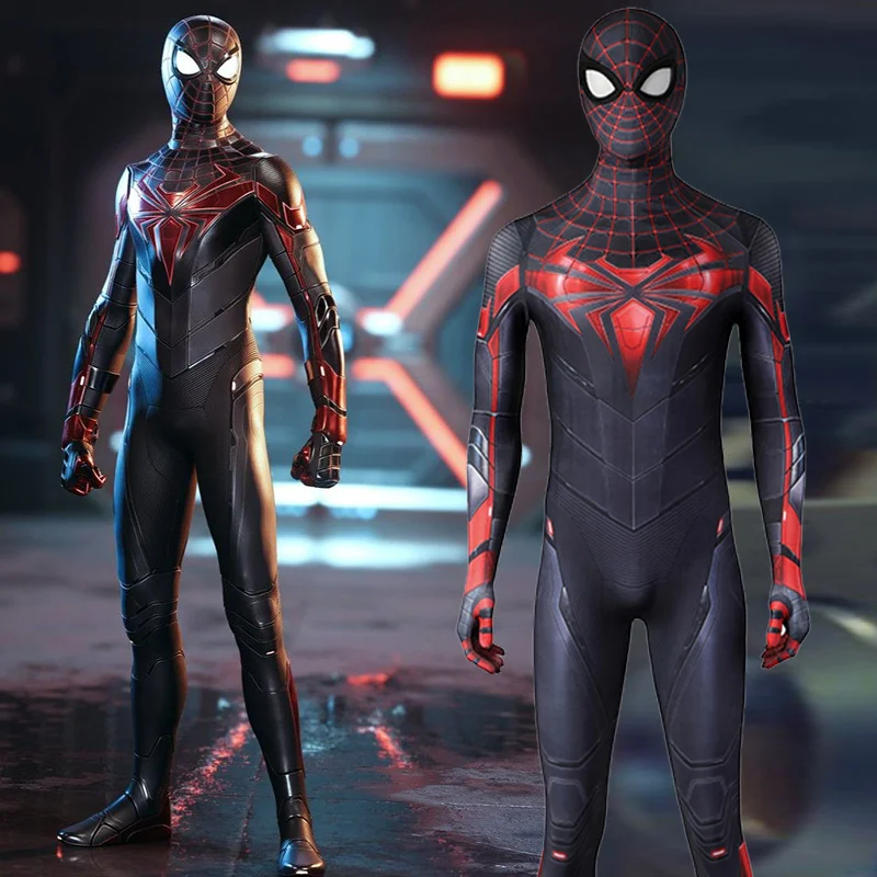 PS5-Insomniac-Miles-Morales-Advanced-Suits-Spiderman-Cosplay-Costume ...